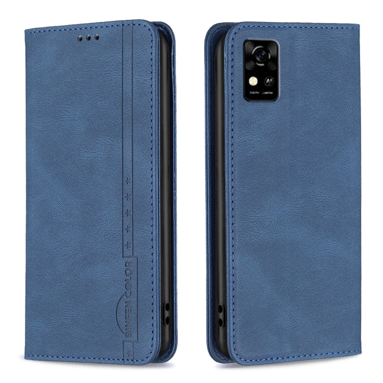 For ZTE Blade A31 Magnetic RFID Blocking Anti-Theft Leather Phone Case