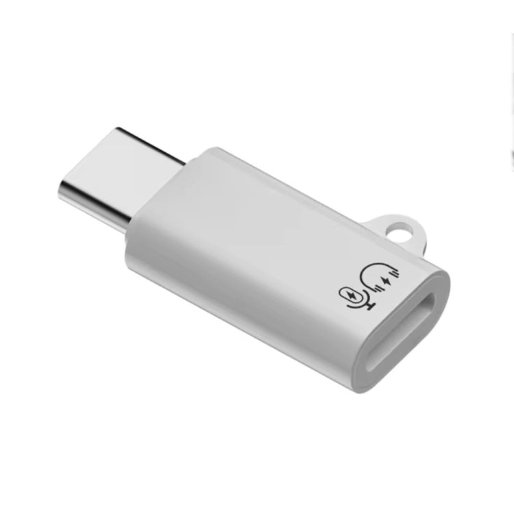 8 Pin Female to Type-C Male Adapter Audio Sound Card Connector With Ha