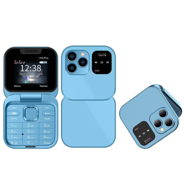 SERVO i16 Pro Mini Flip Phone, 1.77 inch, MTK6261D, 23 Keys, Support B