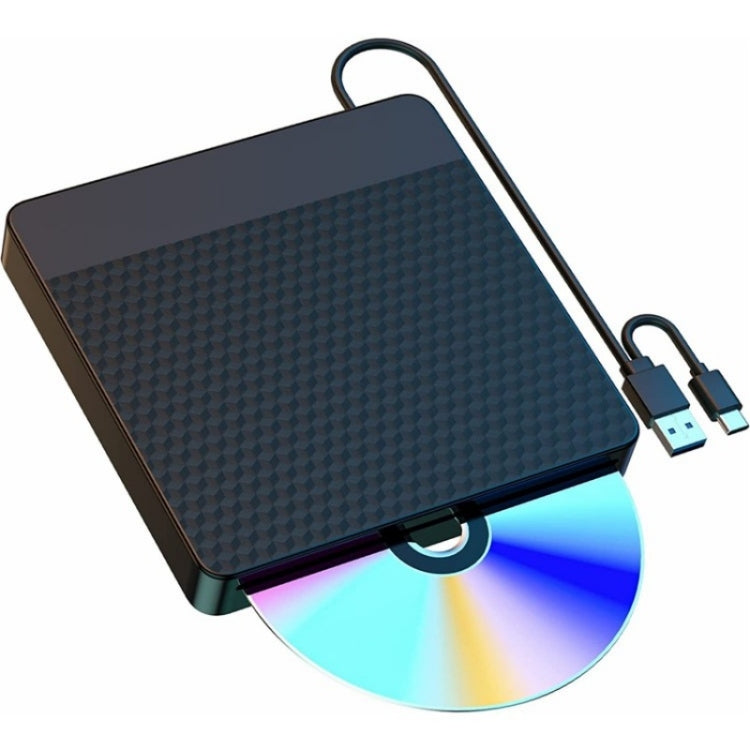 X001 USB 3.0+Type-C Disc Player External Optical Drive CD / DVD Burner