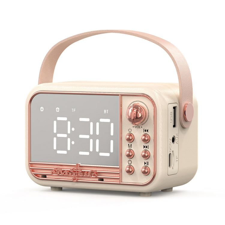 S11 Handheld Retro Alarm Clock Bluetooth Speaker Desktop Portable Cloc