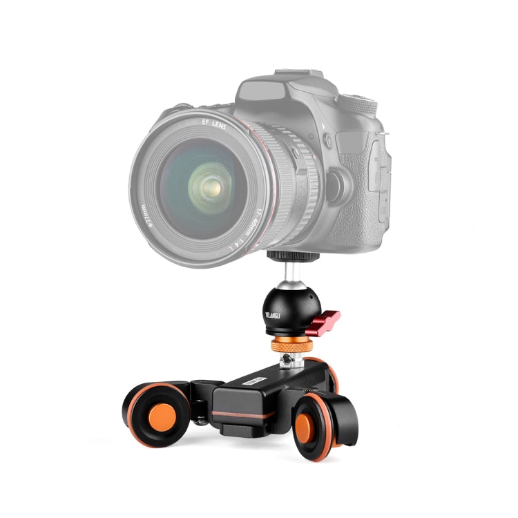 YELANGU L4X-BC Camera Wheel Dolly II Electric Track Slider 3-Wheel Vid