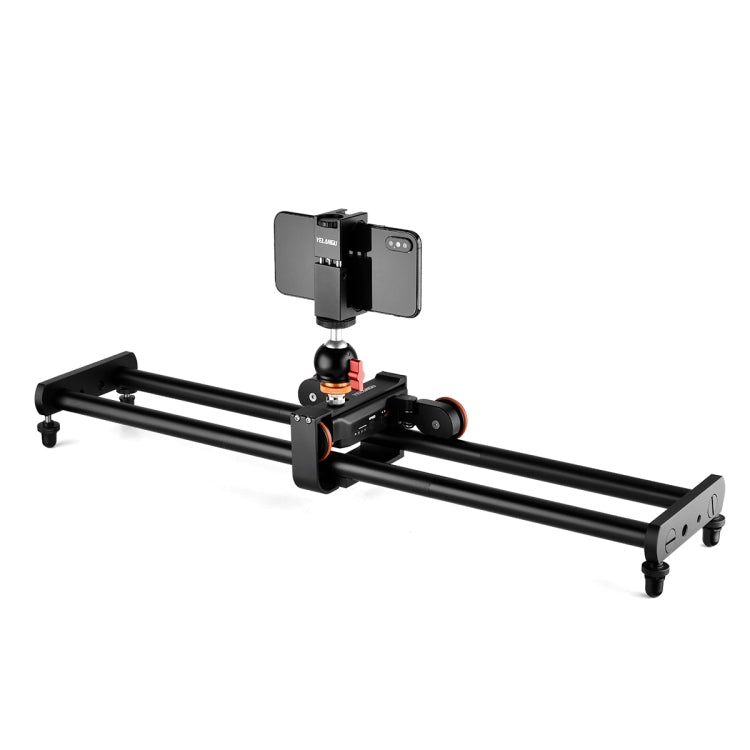 YELANGU L60E 60cm Slide Rail Track + L4 3-Wheel Video Dolly with PC142