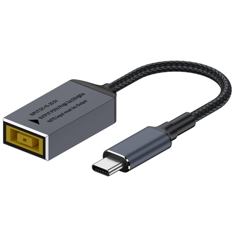 100W Big Square USB Female to USB-C / Type-C Male Computer Charging Ad