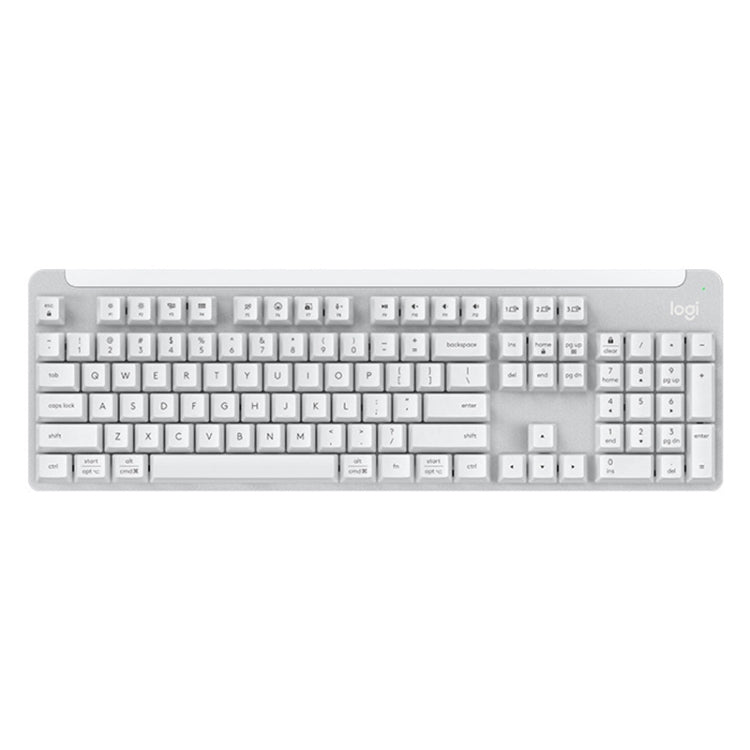 Logitech K865 104 Keys Wireless Bluetooth Mechanical Keyboard, Red Sha