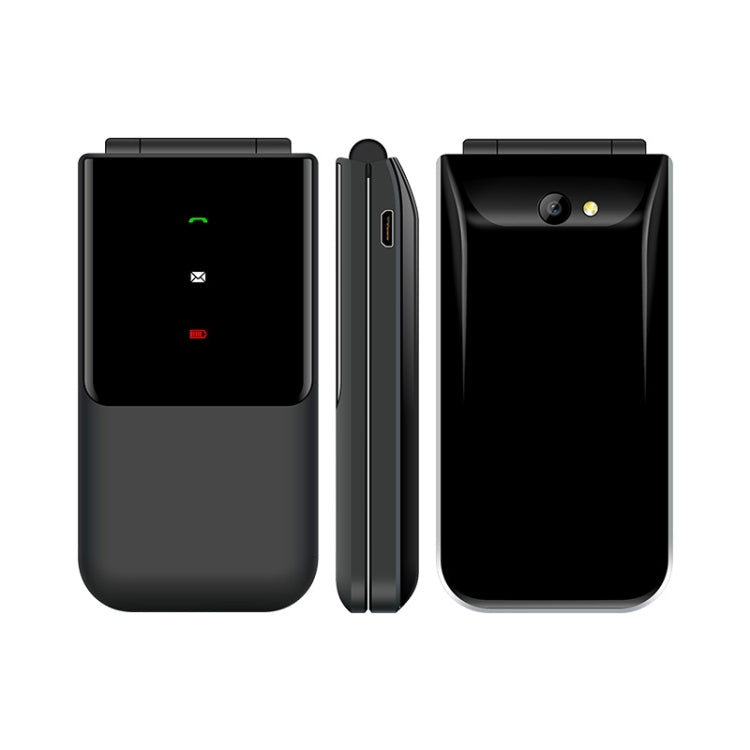 UNIWA F2720 Flip Phone, 1.77 inch, SC6531E, Support Bluetooth, FM, GSM