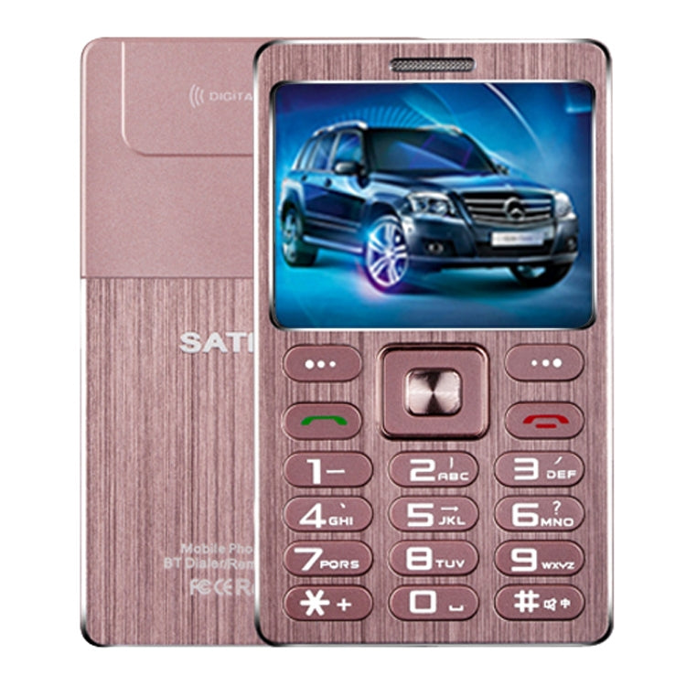 SATREND A10 Card Mobile Phone, 1.77 inch, MTK6261D, 21 Keys, Support B
