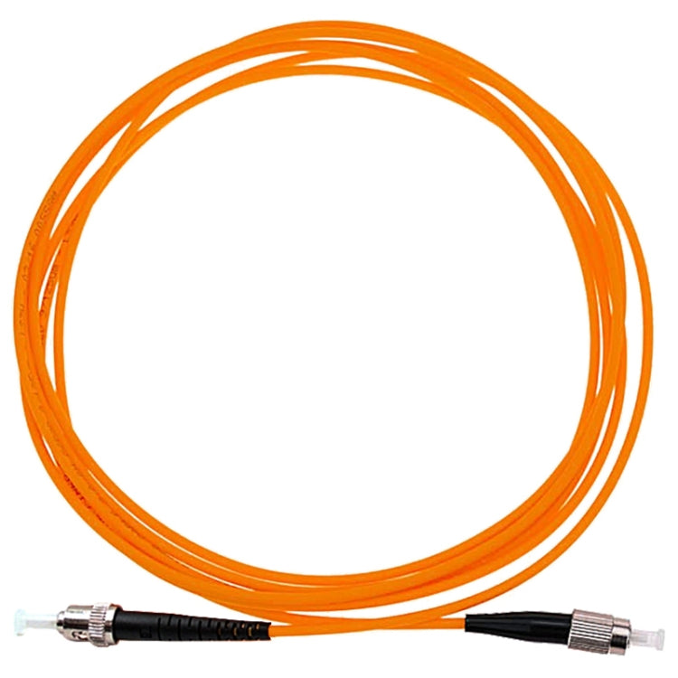 FC-ST Single-Core Multi Mode Fiber Optic Jumper,Length: 3m