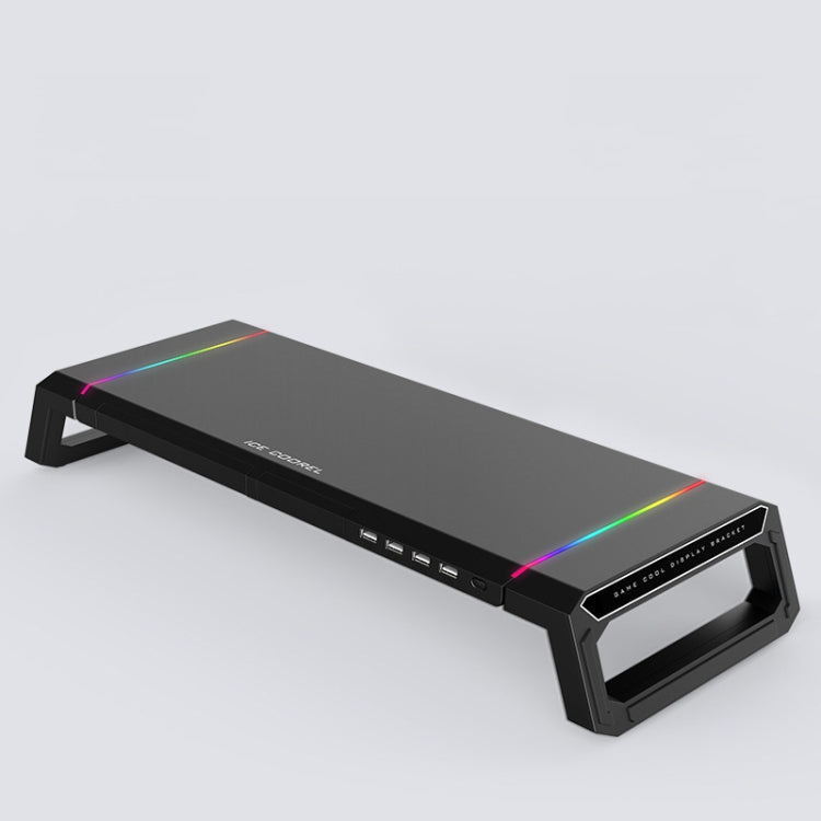 ICE COOREL T1 Monitor Increased Rack Foldable Laptop Stand With RGB Li