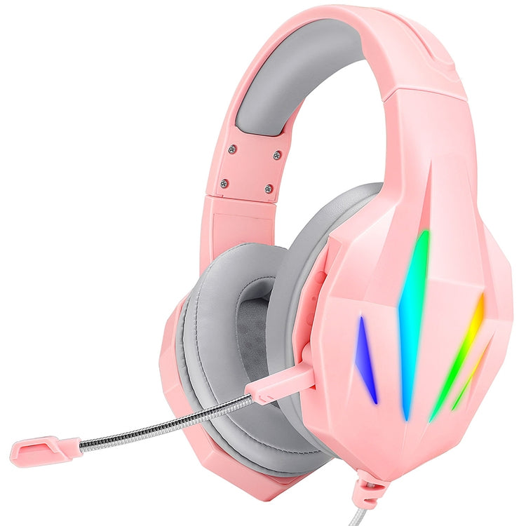 ERXUNG J5 Head-Mounted Gaming Headset Wire-Controlled Desktop Computer