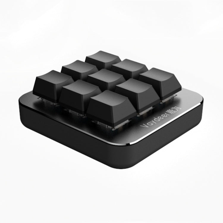 Vaydeer JP1011 9-Keys Mechanical Keyboard Mini Portable Custom Keyboar