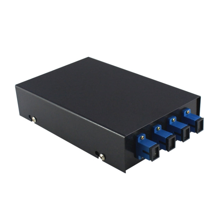 4 Ports Desktop Optical Fiber Terminal Box Founded Wall With SC Tailed