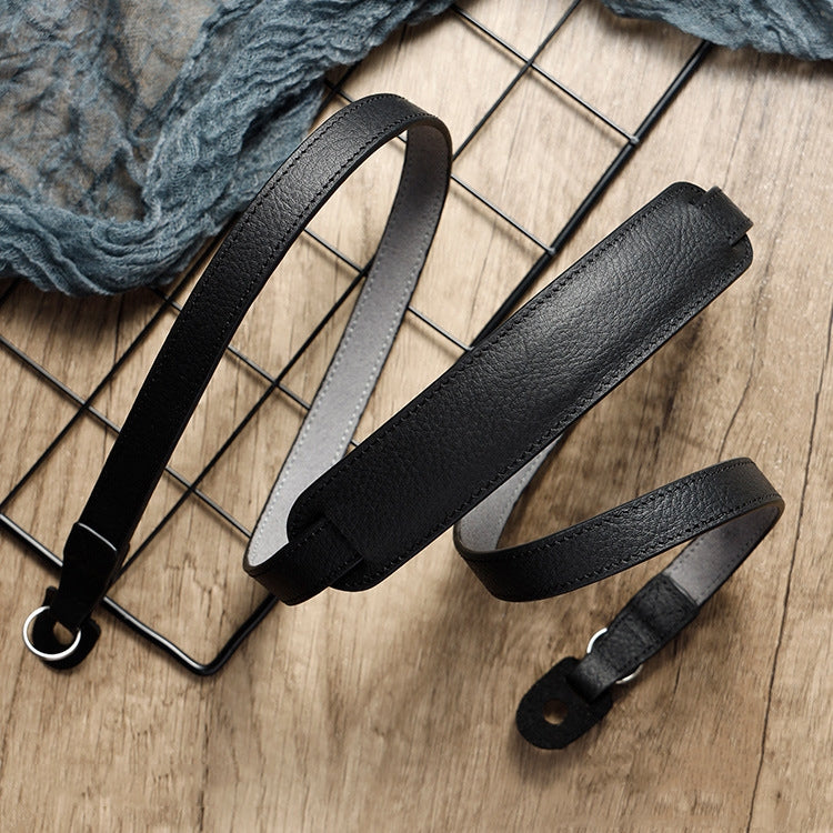 Outdoor Photography Cowhide Leather Camera Shoulder Hanging Neck Windi