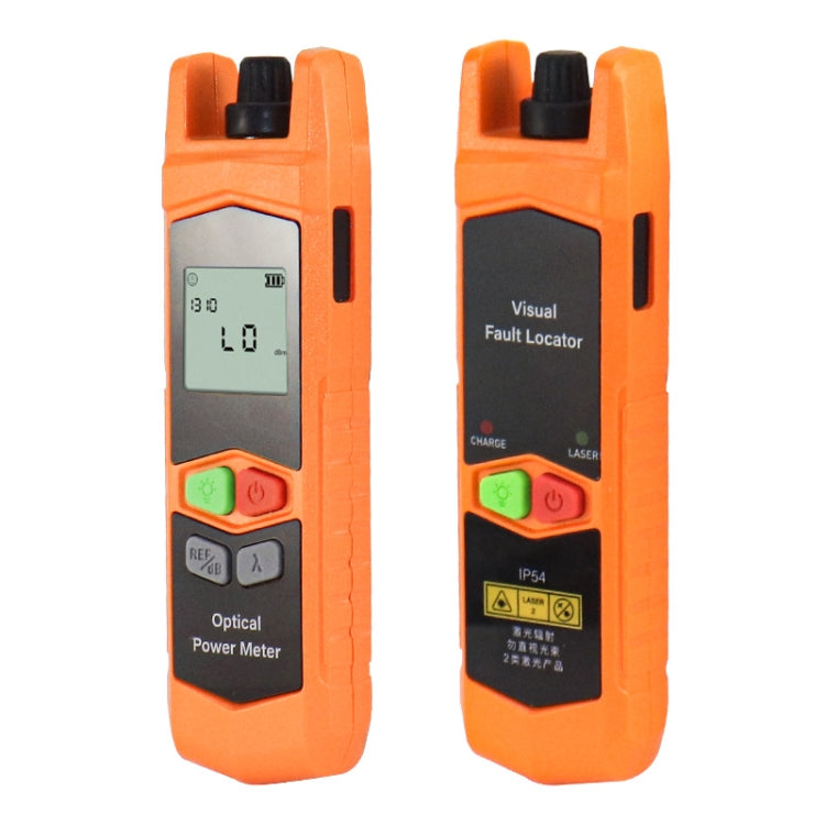 2-in-1 10-30mW Fiber Optic Red Light Pen + Optical Power Meter (-70+6d